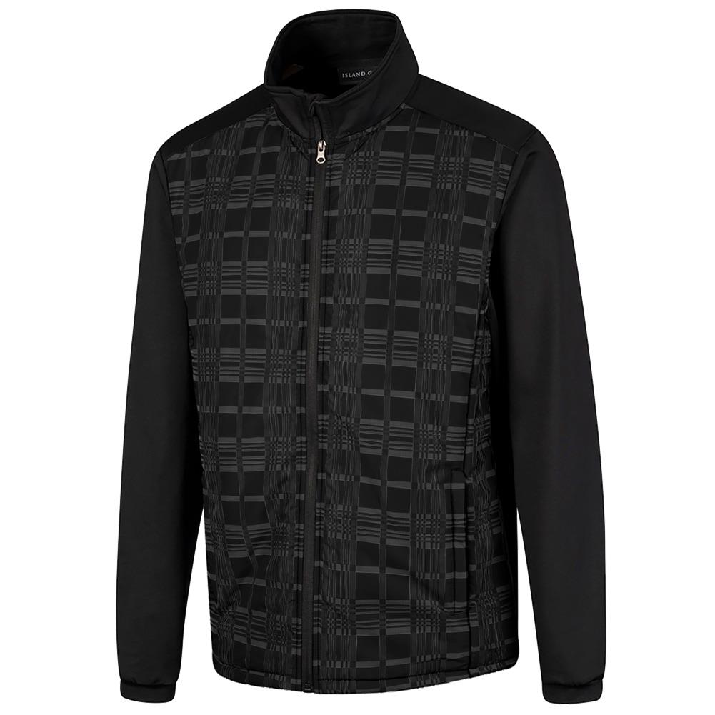 Mens Plaid Print Padded Jacket | Island Green Golf – Pan World Brands Mens Plaid Print Padded Jacket | Island Green Golf – Pan World Brands