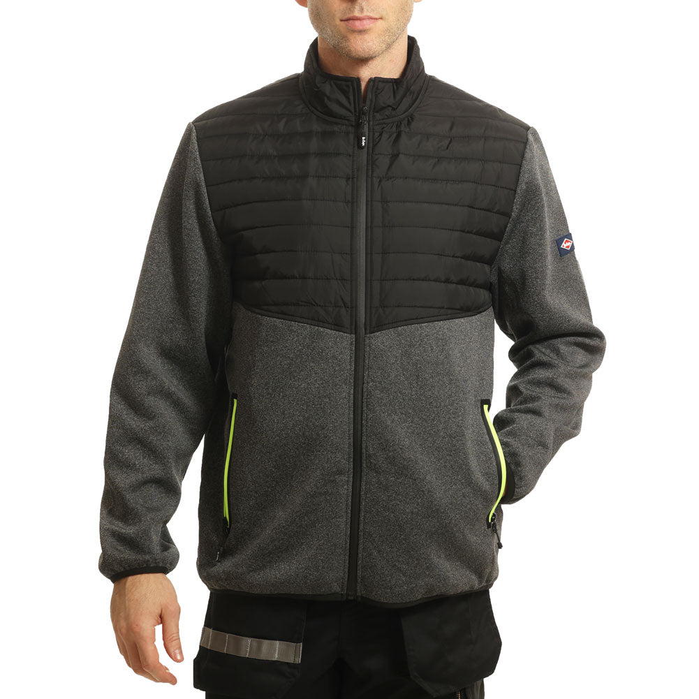 LCJKT460 Padded Fleece Body & Sleeves Zip Jacket | Pan World Brands