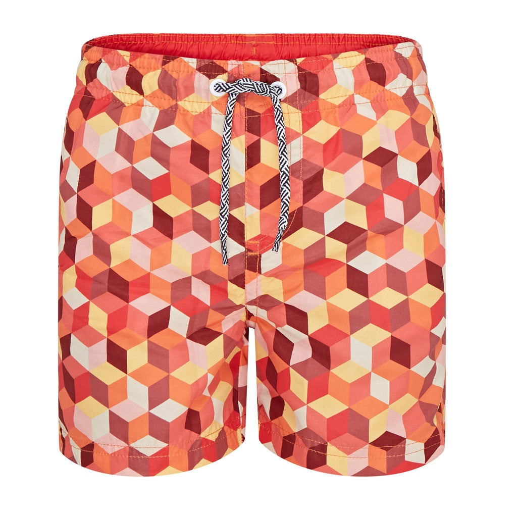 RIPT Essentials Boys Geometric Print Swim Shorts | Pan World Brands